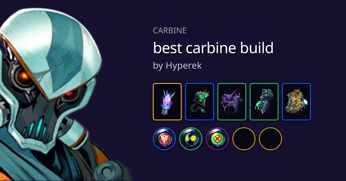 best carbine build | Supervive Stats