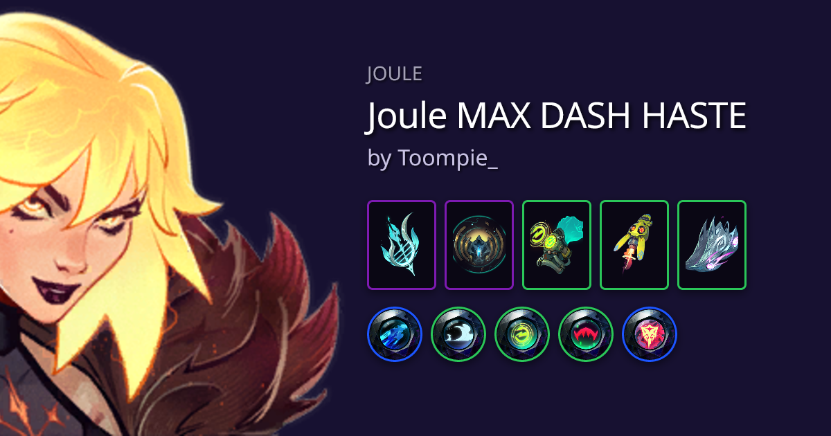 Joule MAX DASH HASTE | Supervive Stats