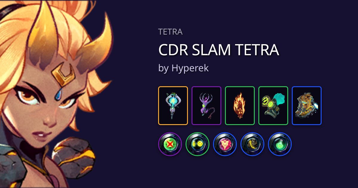 CDR SLAM TETRA | Supervive Stats