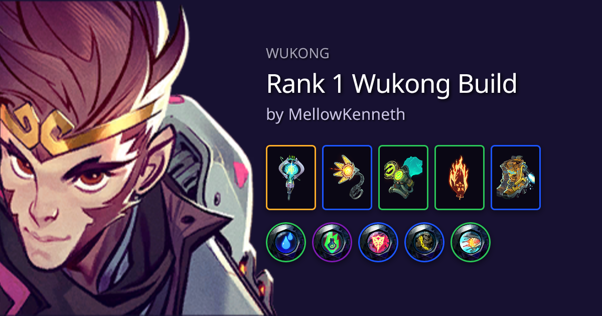 Rank 1 Wukong Build | Supervive Stats