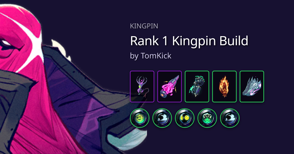 Rank 1 Kingpin Build | Supervive Stats